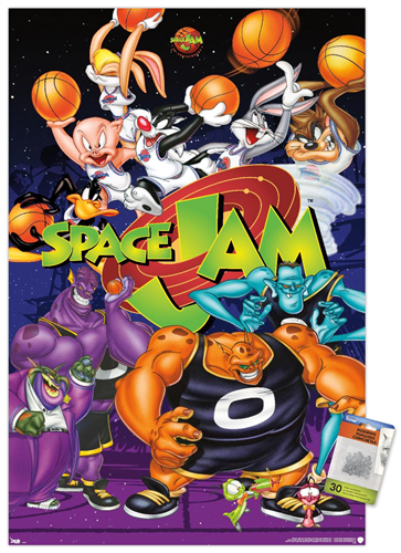 Looney Tunes Space Jam Collage