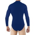 DPOIS Men's Latin Salsa Ballroom Dance Leotard Bodysuit Performance ...