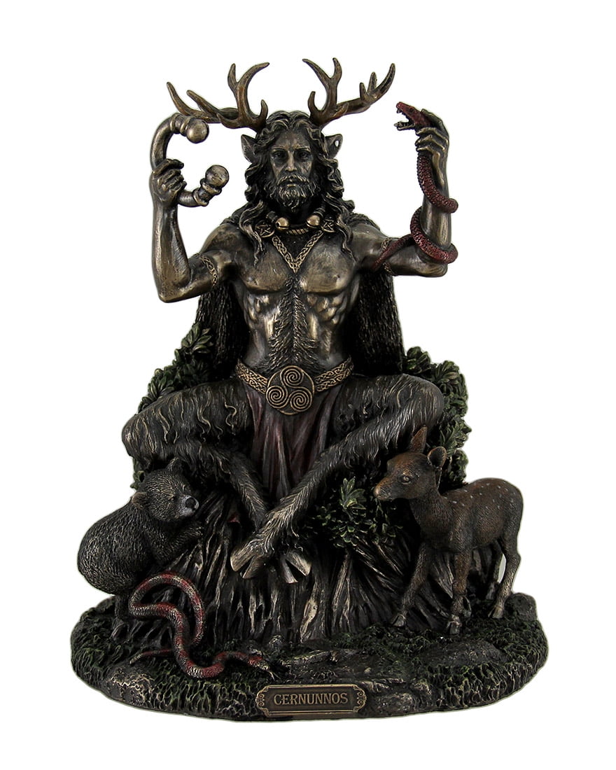 Cernunnos Celtic Horned God Of Animals And The Underworld Statue 9 Inch ...