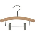 International Hanger Wooden Kid's Combo Hanger, Natural Finish with ...