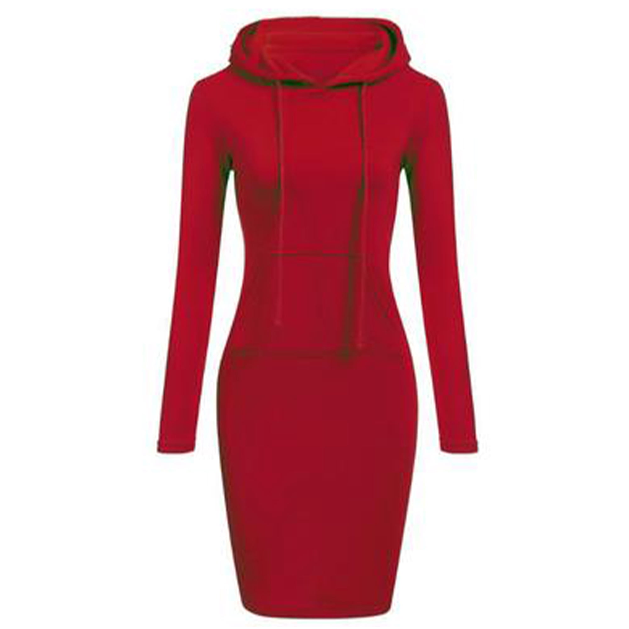 Click here for Daeful Ladies Sweatshirt Dress Long Sleeve Hooded... prices