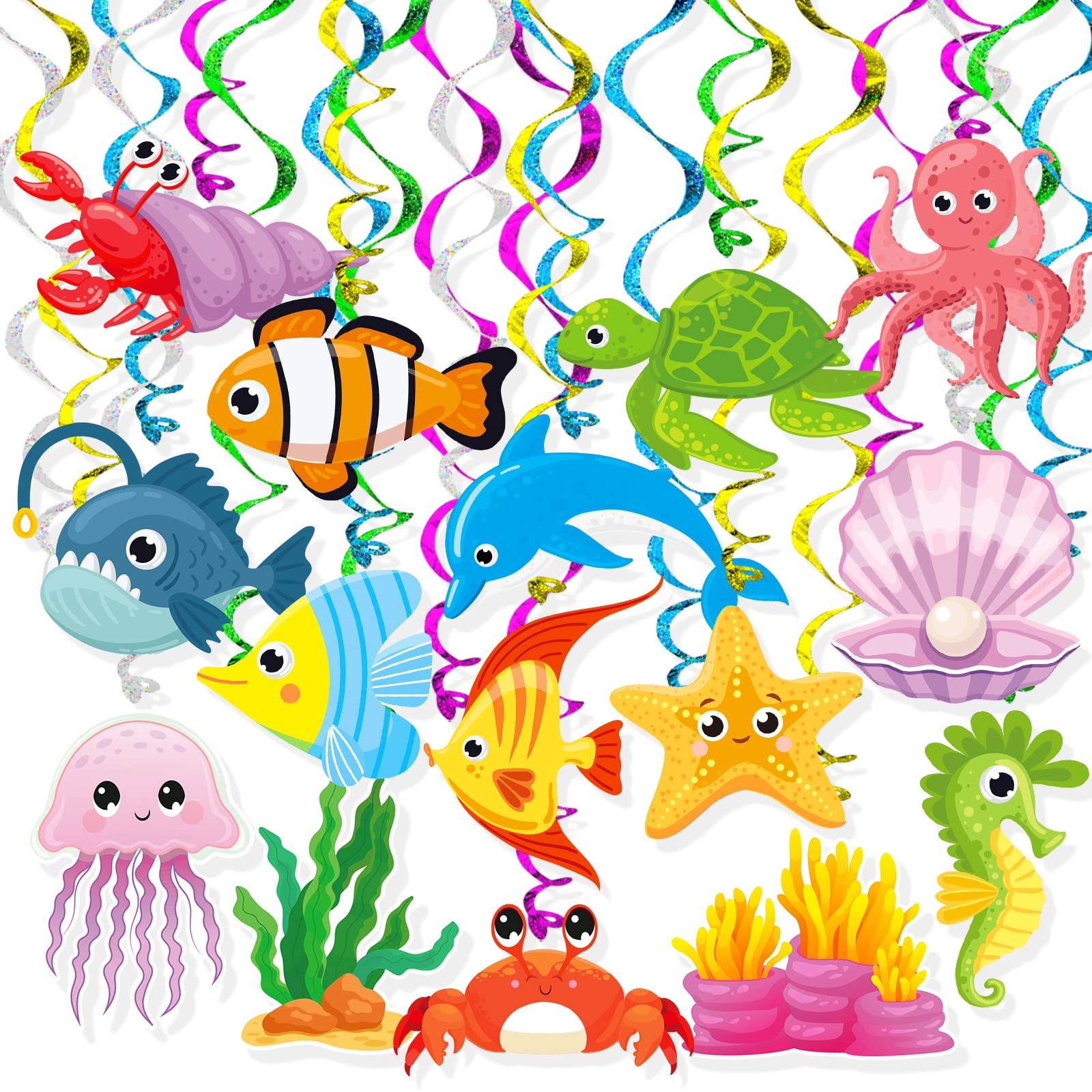 Under The Sea Animals Clip Art