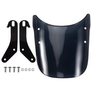 Emgo Venom Mini Cafe Black Fairing Windshield 5.75" Headlight Opening ...