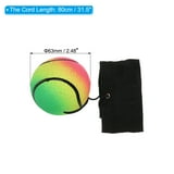 Uxcell 2.5 Inch Sports Wrist Ball, Tennis Rubber Wrist Return Ball ...