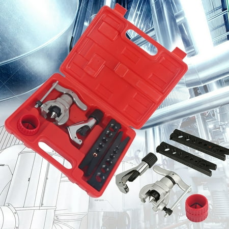 Flare Tool Kit Pipe Flaring Kit Plastic Case Cone Eccentric Edge ...