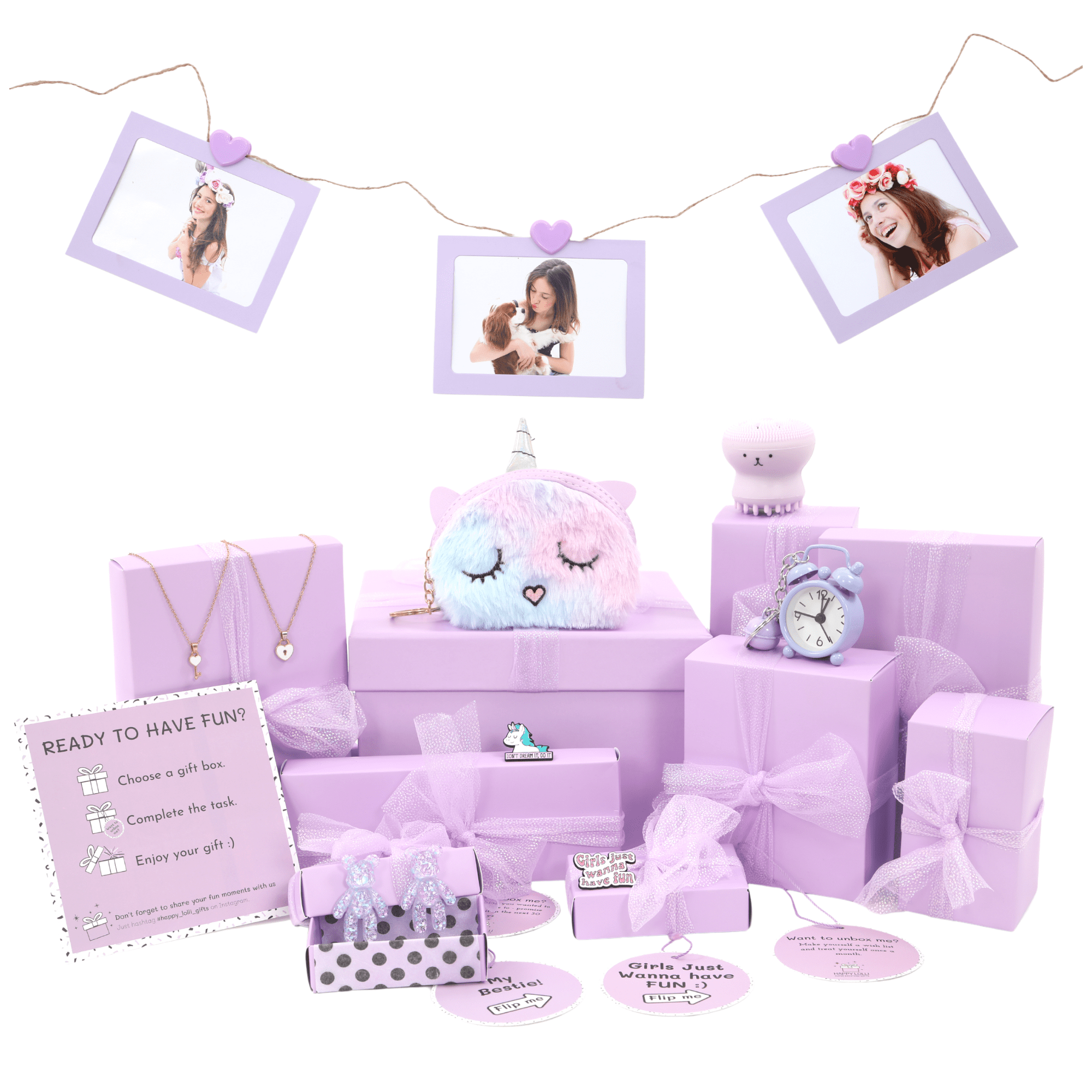 Purple Wrapped Present