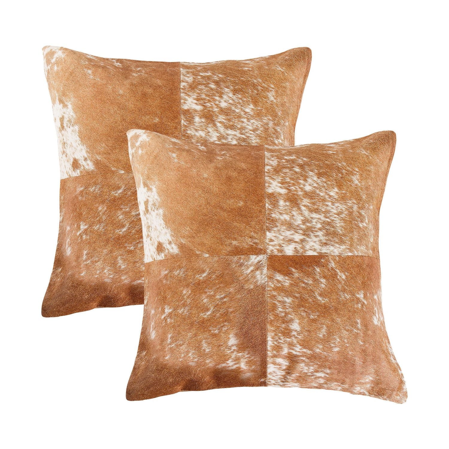 Click here for H-Natural Torino Quattro Cowhide Pillow 18X18 2-Pa... prices