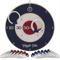 Sportime Soff-Ring Toss Game with Post, Assorted Colors, Set of 6 Rings ...