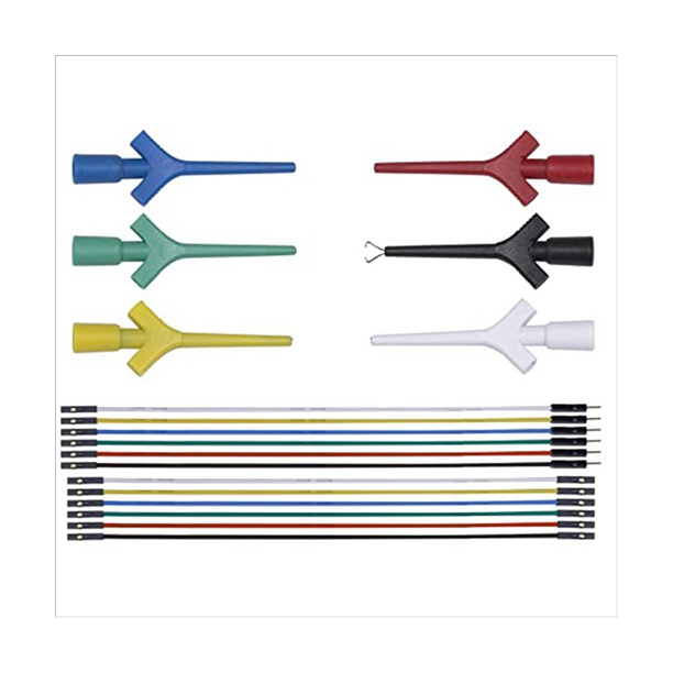 Winyuyby Test Lead Set,Est Hook Clips Silicone Jumper Wires Cable for ...