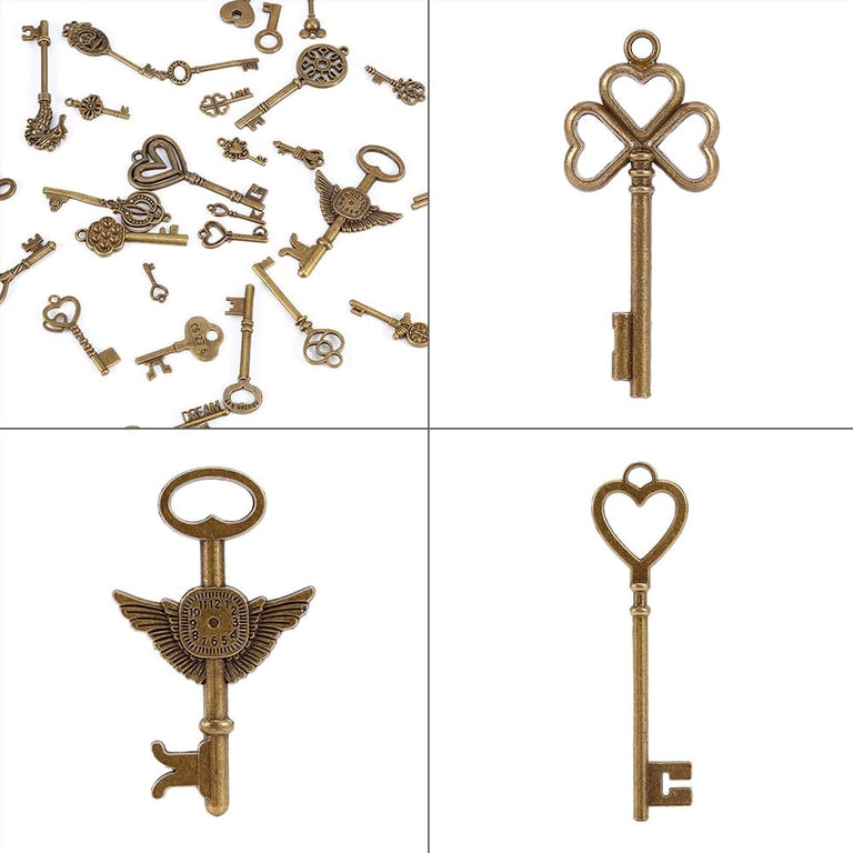 Fancy Heart Skeleton Key