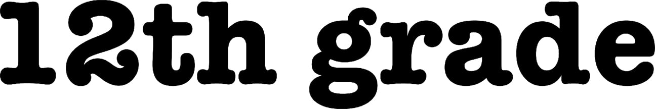 12Th Grade High School Senior Learning Education Wall Decals for Walls ...