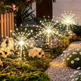 16.5 Inch Solar Firework Lights Outdoor,LED Sparkle Garden Stake Lights ...