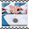5 Pairs Brass Cufflinks Flat Round Gunmetal 18.5x18x5mm for DIY ...