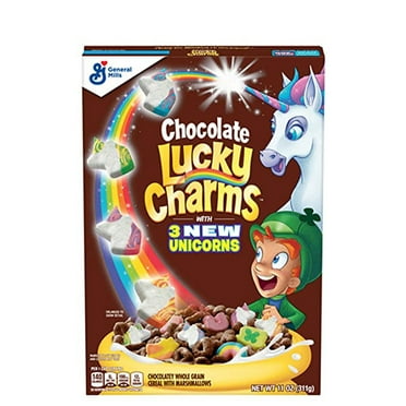 Lucky Charms Marshmallow Breakfast Cereal With Unicorns, 19.3 oz ...