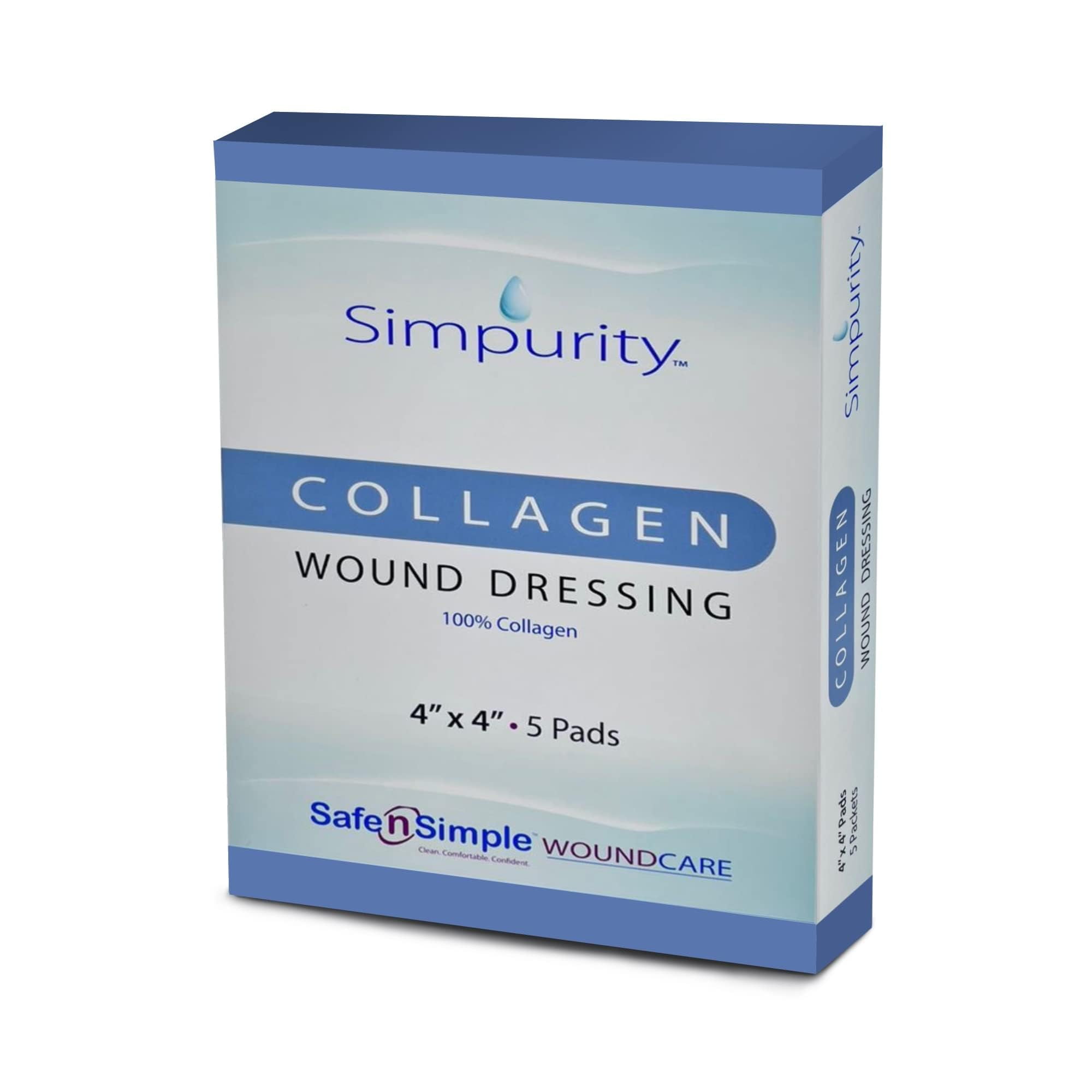 Click here for Simpurity Collagen Dressing Pads - 4 X 4 5 Count C... prices