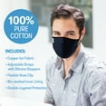 Mamask Cloth Face Mask (L) | Copper Ion Fabric Filter, Flexible Nose ...