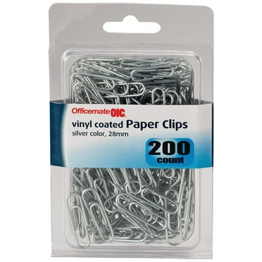 Officemate Small #3 Size Paper Clips, Silver, 200 in Pack (97219 ...