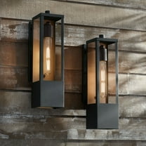 Possini Euro Design Ackerly Modern Outdoor Wall Light Fixtures Set of 2 ...