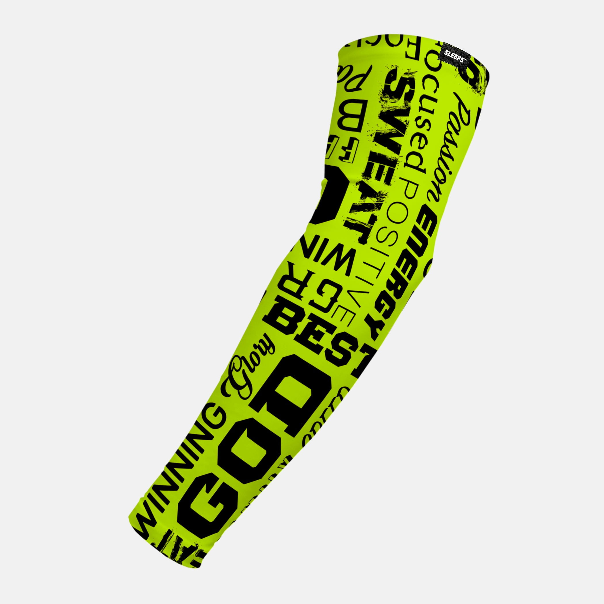 Inspirational Safety Yellow Arm Sleeve - Walmart.com