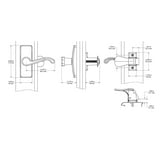 Storm Door Lever Handle Set - Walmart.com