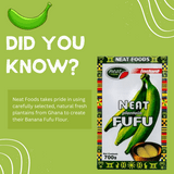 Neat Foods Gluten-Free Instant Plantain Fufu Flour, 700g - Walmart.com