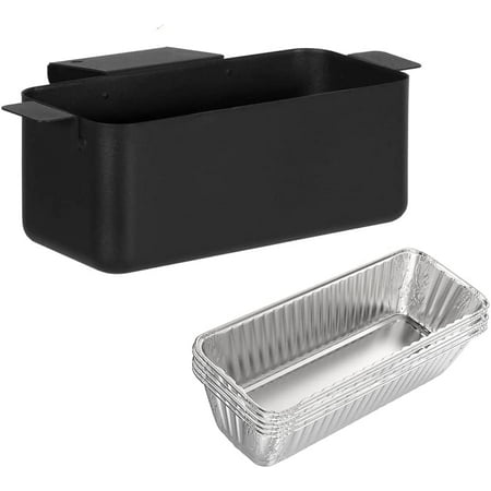 BBQ Grease Cup with Grill Grease Cup Liner Rear Grease Tray Drip Pans 5 ...
