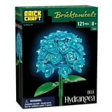 Brickcraft Hydrangea Flower Buildable Kit, 121-Piece Artificial Flower ...