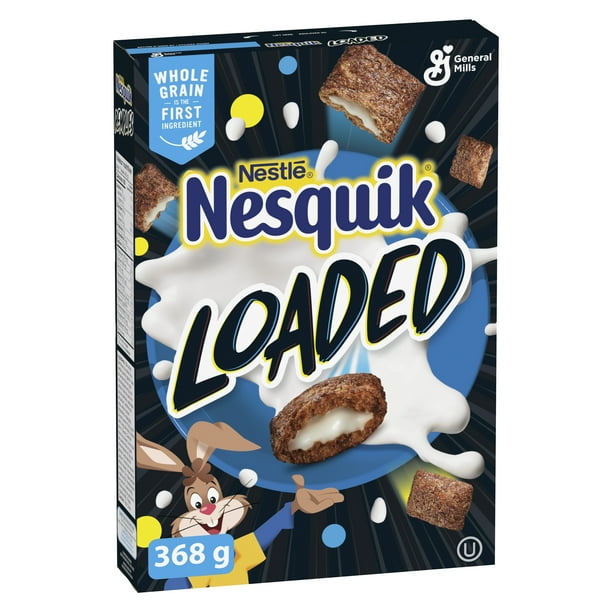 Nestle Nesquik Loaded Cereal, Whole Grains, 368 g - Walmart.ca