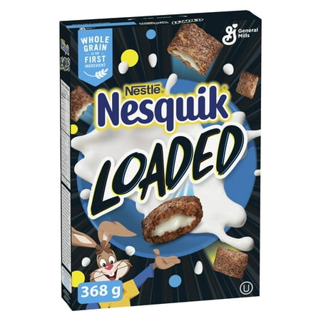 Nestle Nesquik Loaded Cereal, Whole Grains, 368 g - Walmart.ca