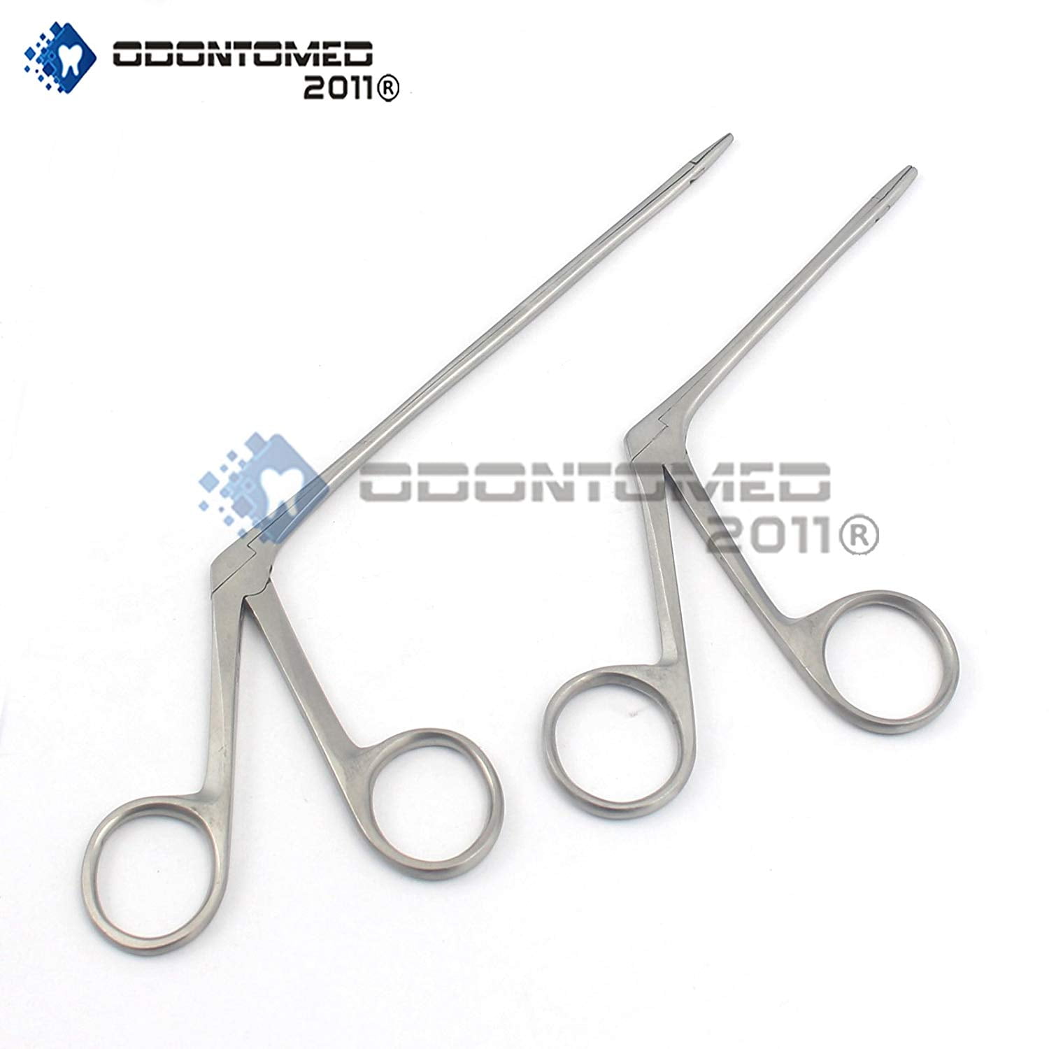 Odontomed2011® 2 Hartman Alligator Ear Forceps Serrated 3.5'' 5.5'' Ent ...