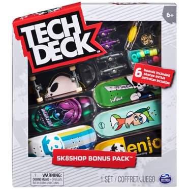 Tech Deck, DLX Pro 10-Pack of Collectible Fingerboards, For Skate ...