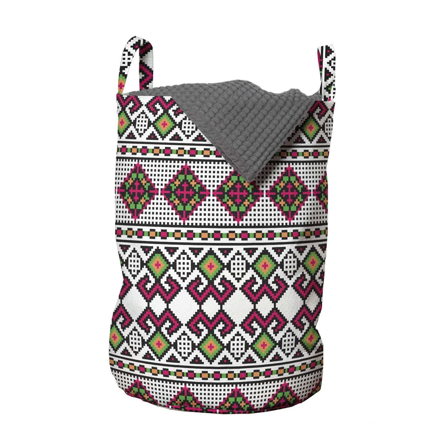 Retro Laundry Bag, Illustration of Ukrainian Pattern Ornament ...