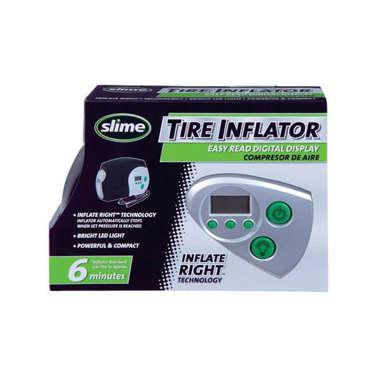Click here for Slime 8386286 12v Tire Inflator & Gauge - Silver prices