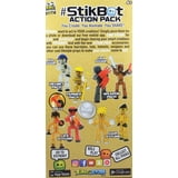 Stikbot Action Pack Series 2- Accessories Set with Solid Color Stikbot ...