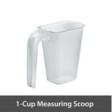 Buddeez Plastic Pet Food Container for Dogs/Cats with Wheels and Scoop ...