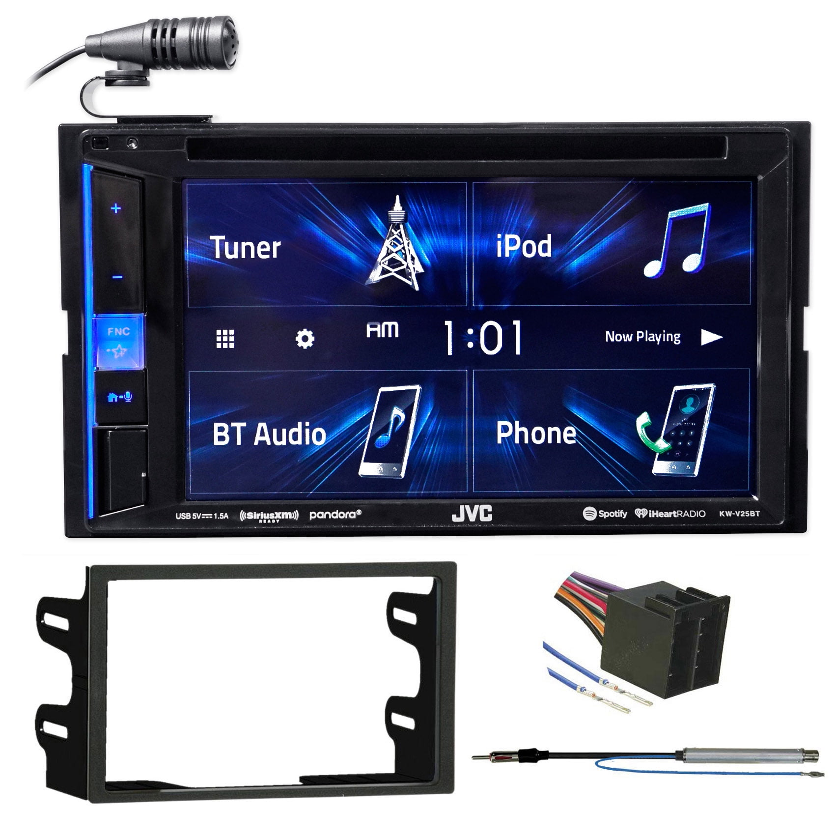 JVC DVD/CD Player w/Bluetooth/USB/iPhone/Android For 2000-2001 ...