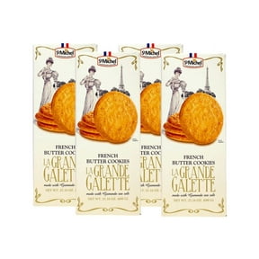 St Michel La Grande Galette French Butter Cookies, Non-GMO, 1.3 lb ...