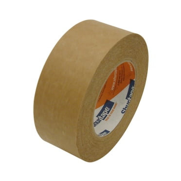 JVCC FPPT-01 Kraft Flatback Paper Packaging Tape: 3 in x 60 yds. (Brown ...