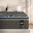 King Size 10 Inch Hybrid Mattress, Medium Firm, Individually Pocketed ...
