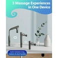 3-in-1 Detachable Massage Gun Deep Tissue, Ergonomic Extension Handle ...