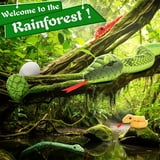 "MorisMos Giant Realistic Stuffed Snake Plush Kids Toy Set, 82"" Mom ...