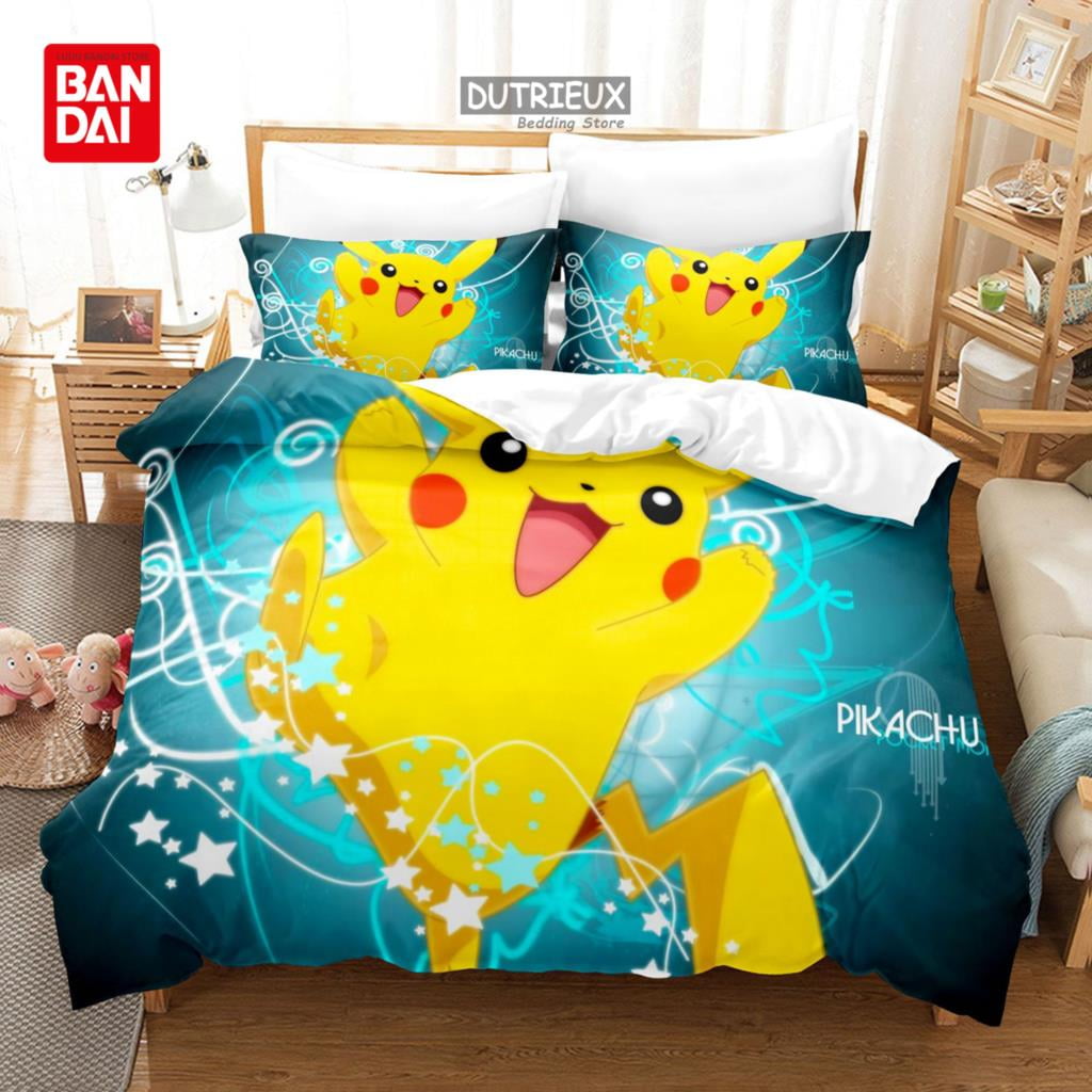 Click here for Dengle Popular Pokemon Pikachu Duvet Cover Pillowc... prices