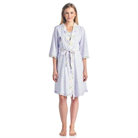Casual Nights - Casual Nights Women's Sleepwear 2 Piece Nightgown and ...