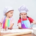 PASHOP Kids Apron Set, 2 Pack Rainbow Unicorn Aprons, Suitable for ...