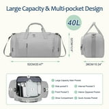 XUEYU Gym Duffle Bag Backpack Waterproof Sports Duffel Bags Travel ...