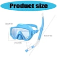 Panoramic View Snorkels Set with Dry Top Breathing Tube Ergonomic ...