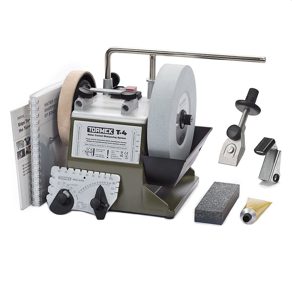 TORMEK T-4 Bushcraft Limited Edition Grinder / Sharpener + Knife Jig ...