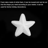 Uxcell Foam Stars for DIY Arts and Crafts 2.56 x 2.56 Inch Polystyrene ...