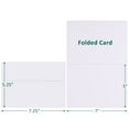 Eupako White-Blank-Cards-and-Envelopes-100-Pack-4.125x5.5 Heavyweight ...