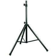 Pyle PSTND2 6 Foot Tall Adjustable Height Tripod Base Speaker Mount Stand, Black - Walmart.com